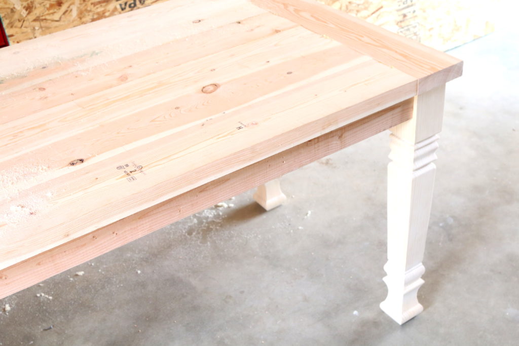 DIY FARMHOUSE KITCHEN TABLE - A Fresh-Squeezed Life