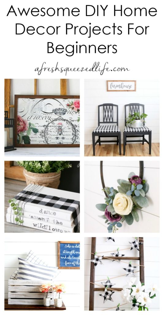 DIY HOME DECOR PROJECTS - A Fresh-Squeezed Life